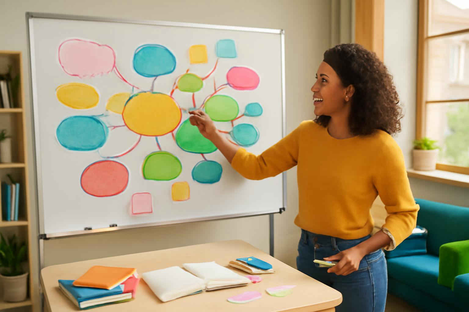 Como criar mapas mentais para concursos de pedagogia: passo a passo e modelos práticos