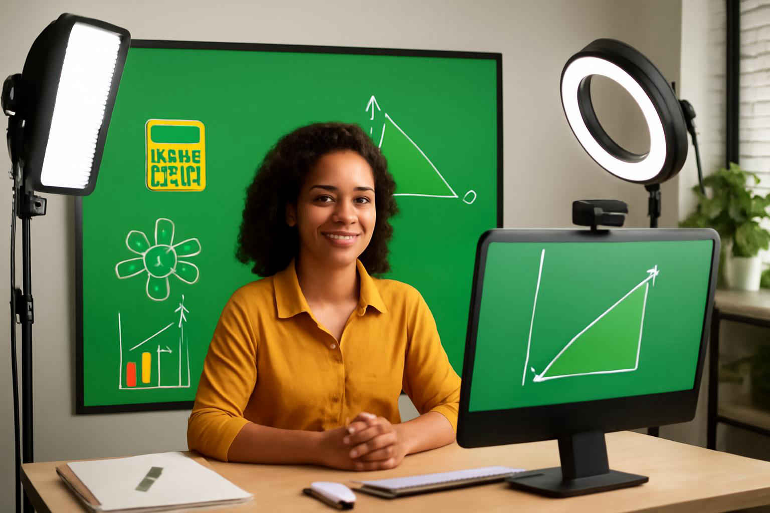 Como usar green screen em aulas online: guia completo para educadores
