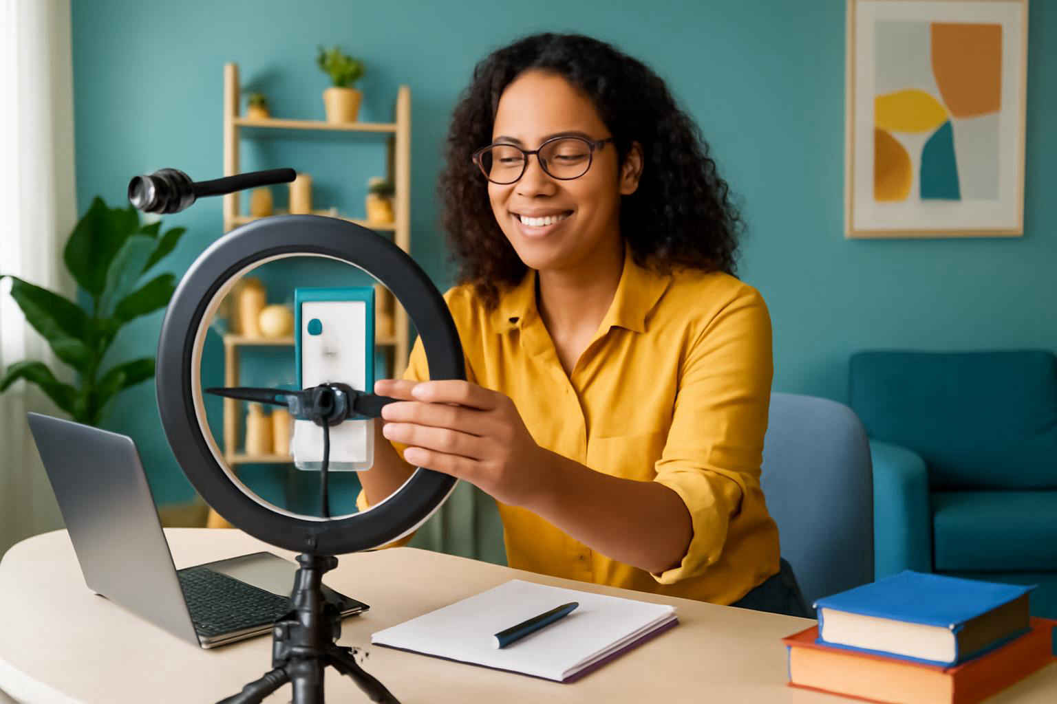 Como escolher e usar tripé para smartphone em aulas online: guia completo